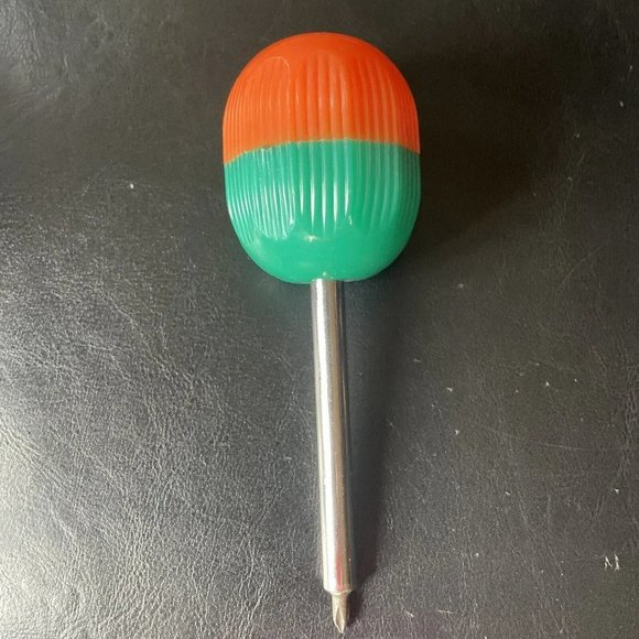 Other | Vintage Ratchet Ball Screwdriver Ball Green And Orange | Poshmark